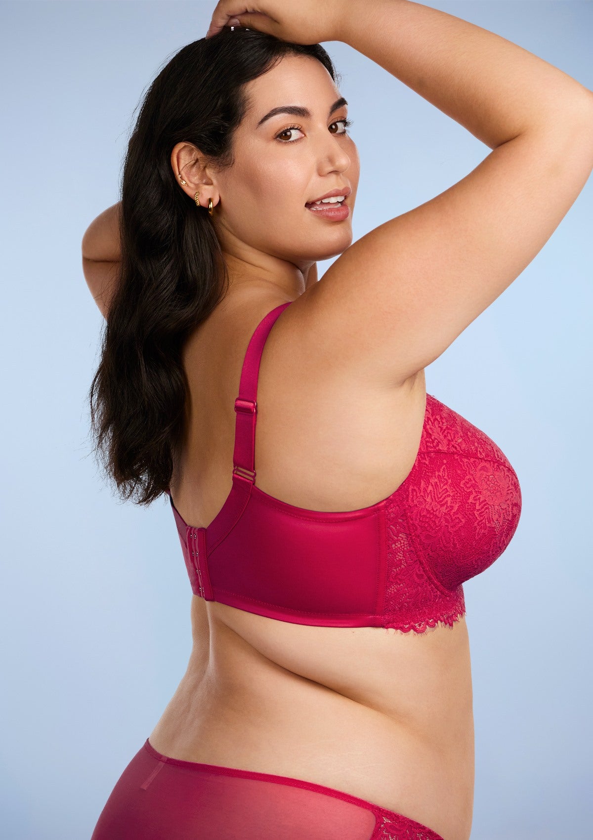 HSIA Red Sunflower Lace Underwire Bra