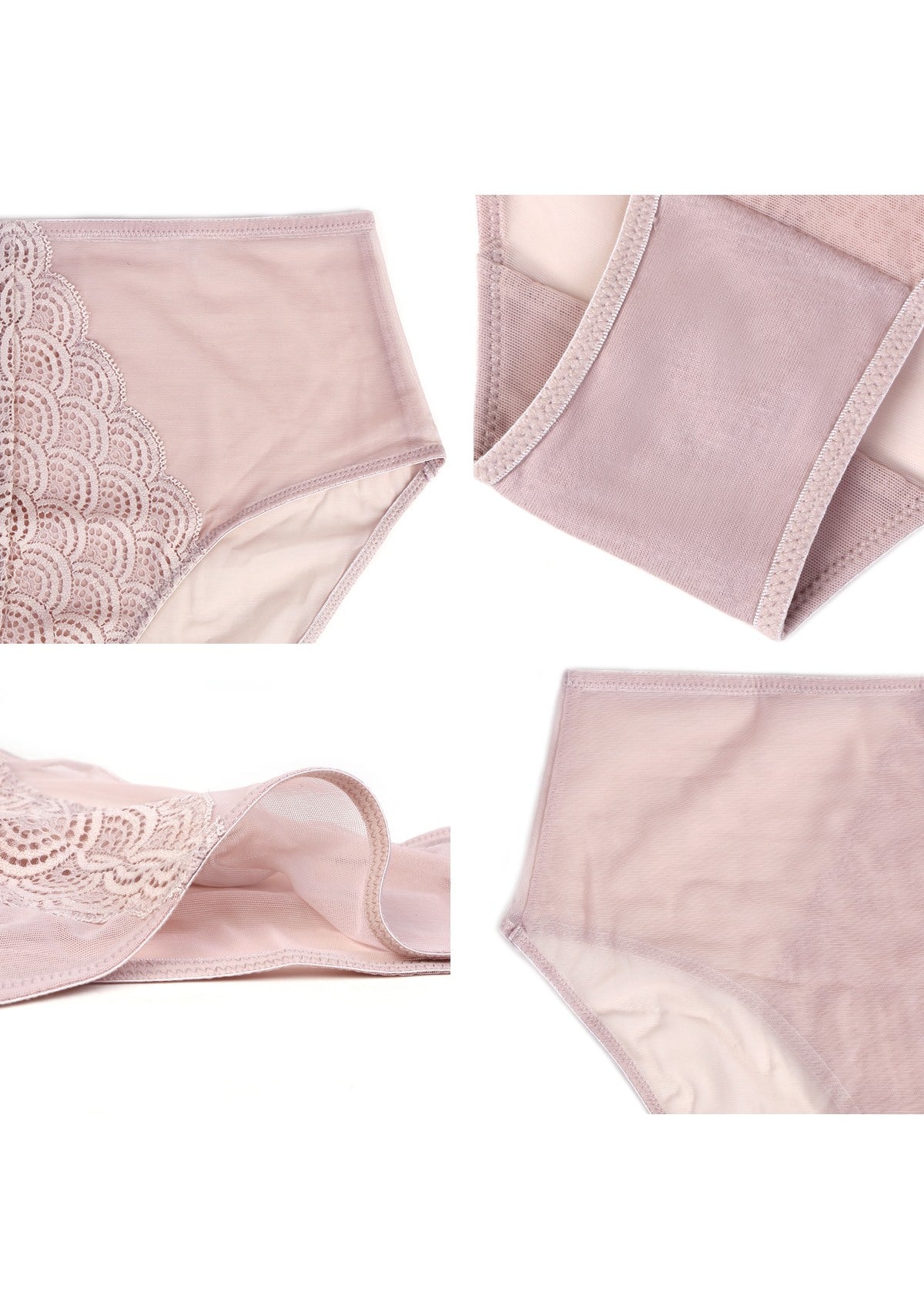 HSIA Spring Romance High-Rise Floral Lacy Panty-Comfort in Style