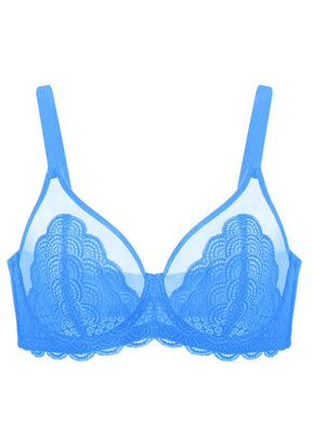 HSIA Mermaid Scales Beautiful Bra: Fitted Soft Cup Bra