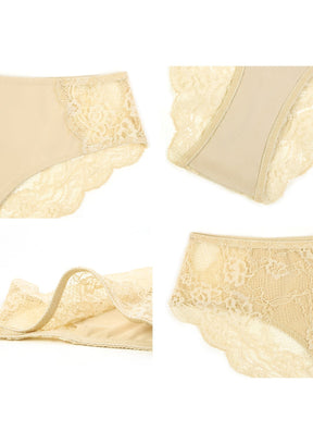 Rebecca All-lace Back Beige Cheeky Underwear – HSIA
