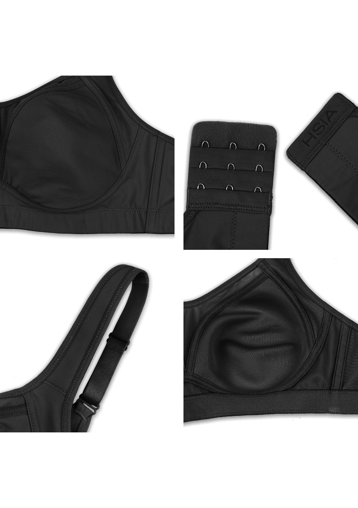 SoftSculpt Non-Padded Full Coverage Minimizer Wireless Bra – HSIA