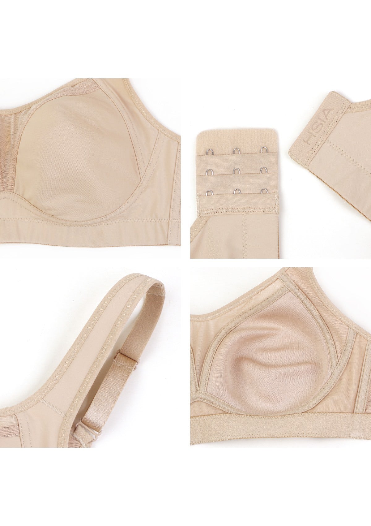 SoftSculpt Non-Padded Full Coverage Minimizer Wireless Bra – HSIA