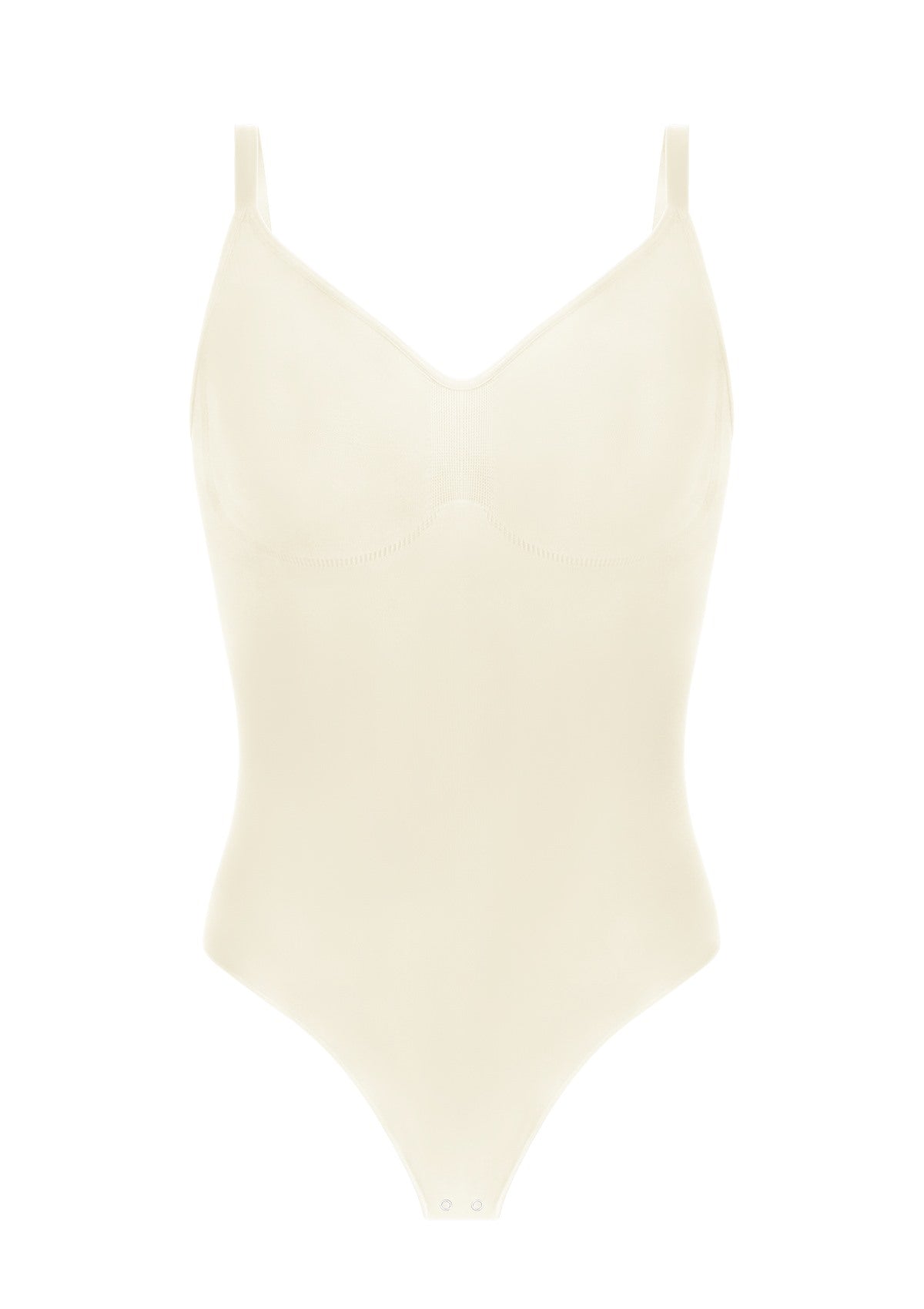 Songful V-Neck Tummy Control WireFree Seamless Bodysuit One Piece Shap – HSIA