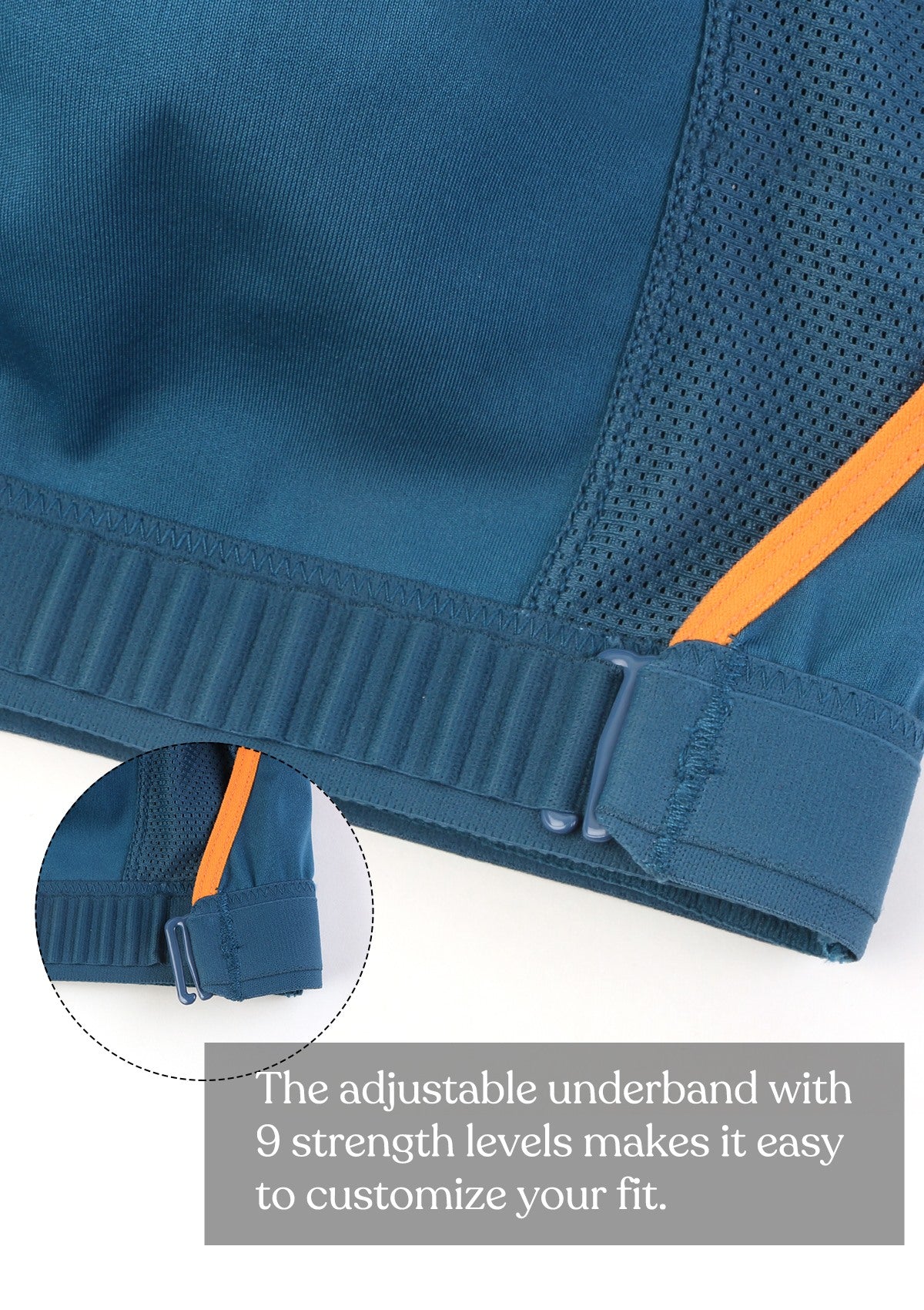 Speed Race High Impact Adjustable Racerback Sports Bra – HSIA