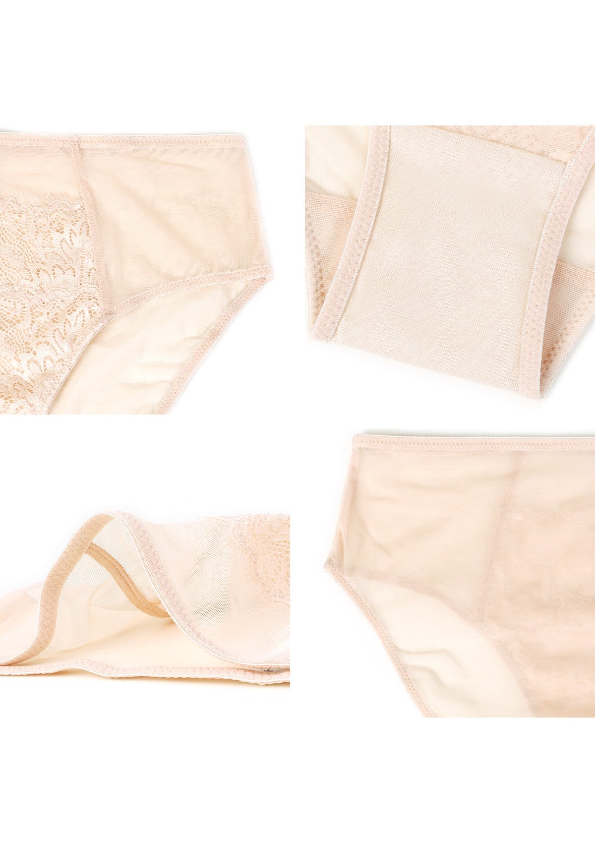 HSIA Spring Romance High-Rise Floral Lacy Panty-Comfort in Style