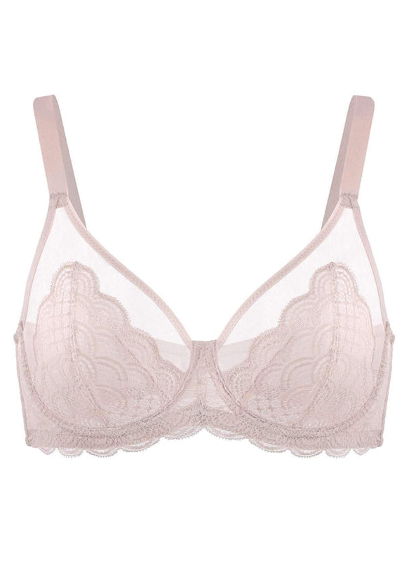 HSIA Mermaid Scales Beautiful Bra: Fitted Soft Cup Bra