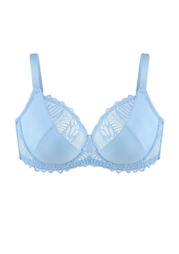 HSIA Pretty Secrets Lace-Trimmed Full Coverage Underwire Bra for Support