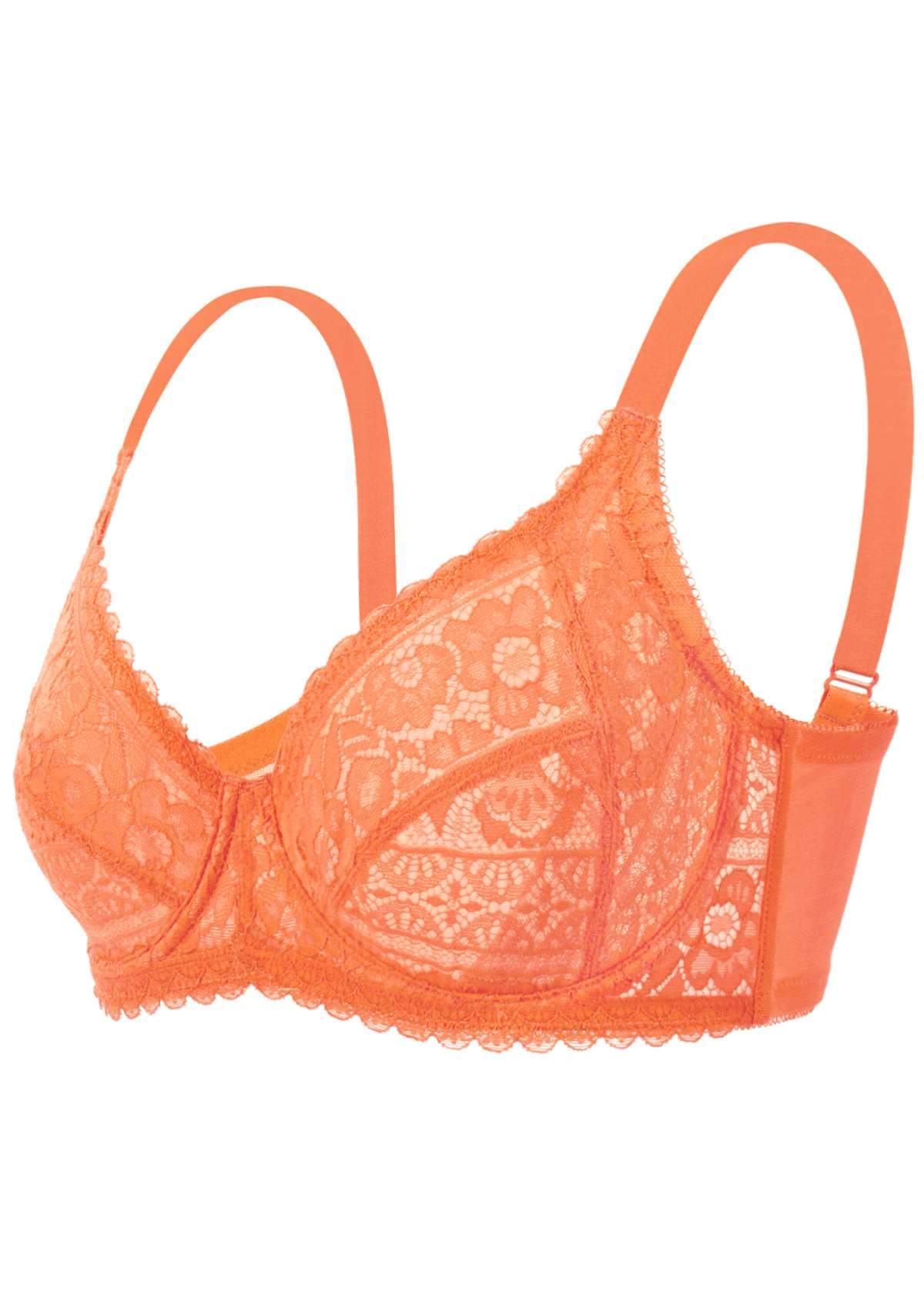 HSIA Freesia Unlined Balconette Bra: Mesh Back Smoothing Bra