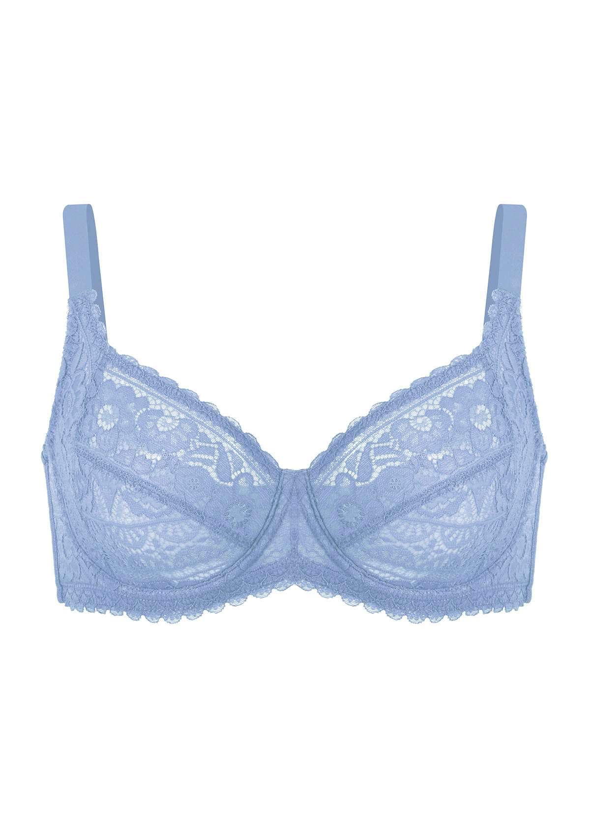 HSIA Freesia Unlined Lace Bra: Bra that Supports Back
